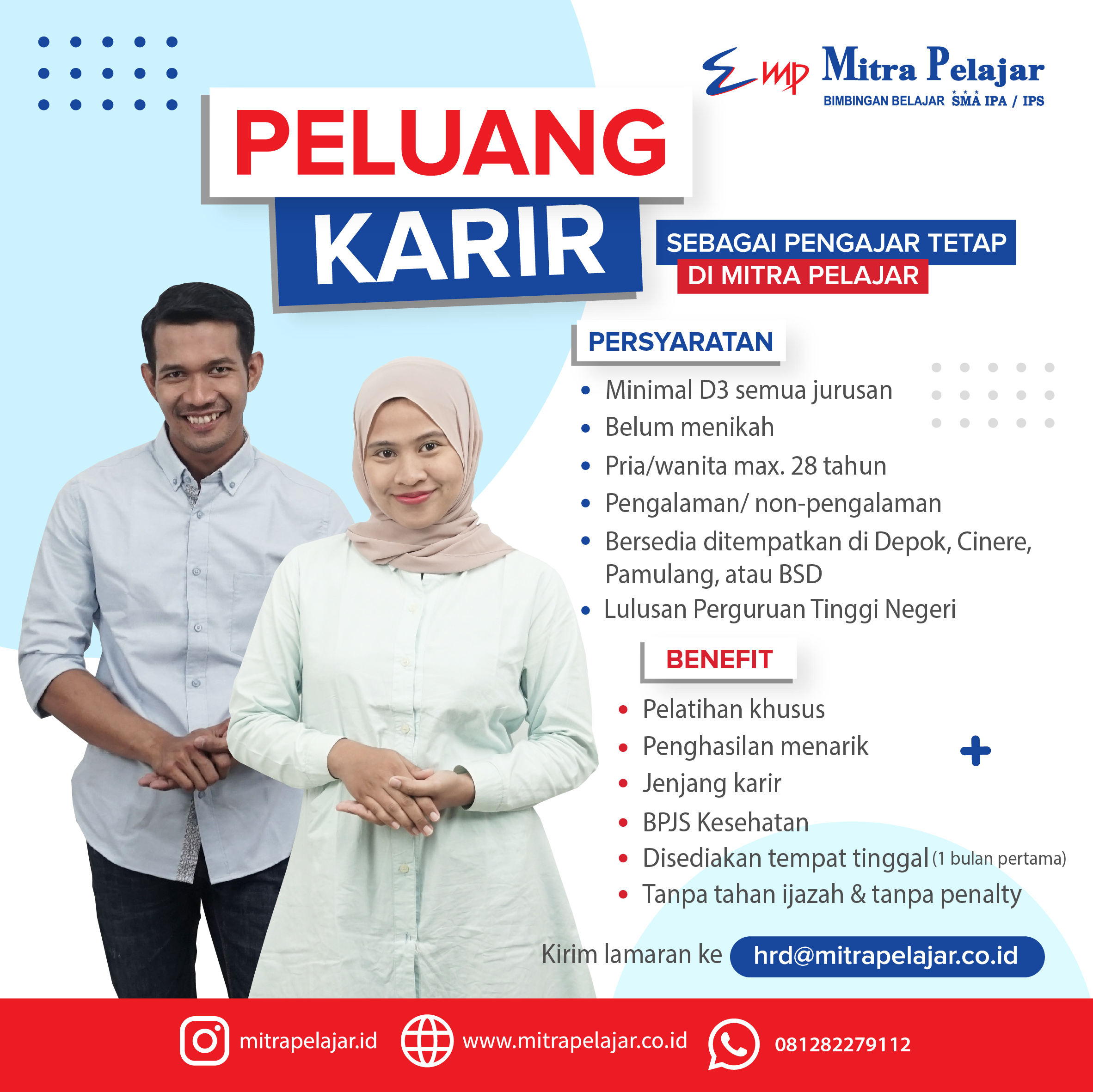 Karir - Official Website Mitra Pelajar